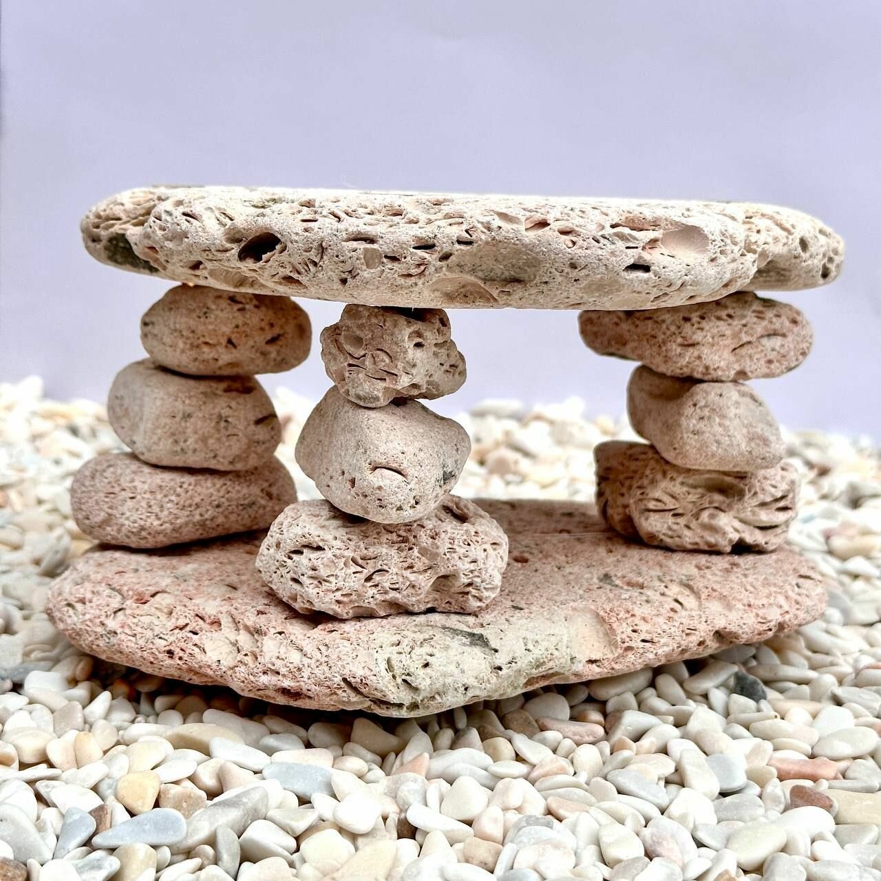 Грот для аквариума из натурального камня ракушечника / Декор для аквариума