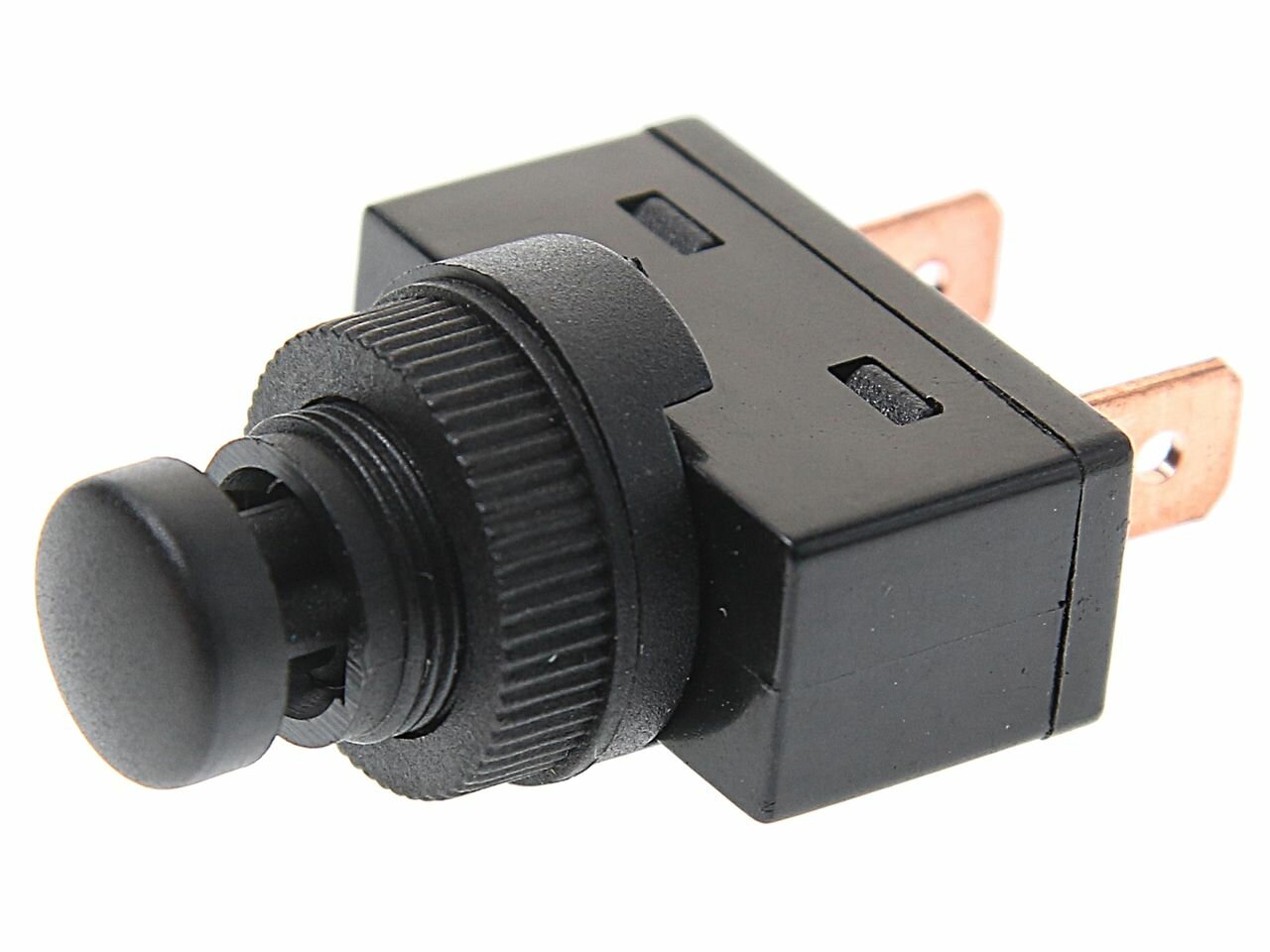 Выключатель кнопка 2-х позиционный без фиксации 12В-20А,24В-10А JIETONG