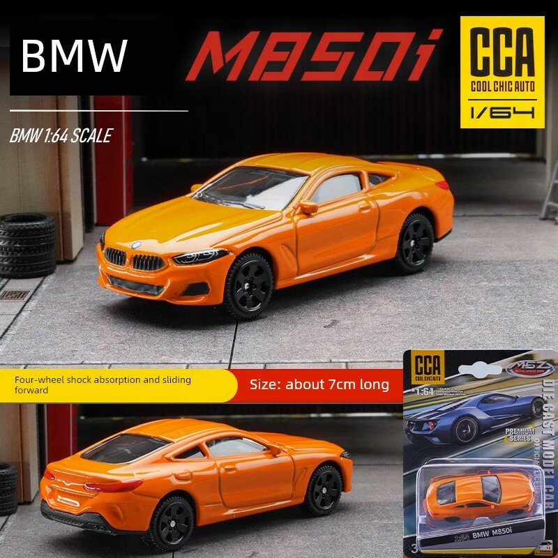 Модель автомобиля из сплава CCA в масштабе 1:64, миниатюрная, с амортизацией, карманная машинка Matchbox, детская