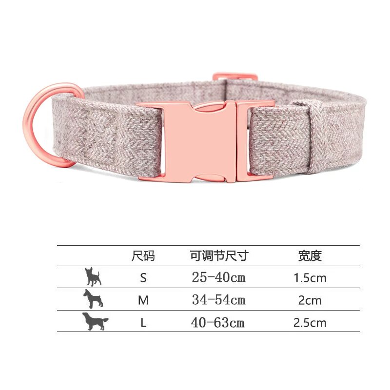 Ошейник для собак с гравировкой, ошейник для защиты от потери питомца, идентификационная бирка для золотистого