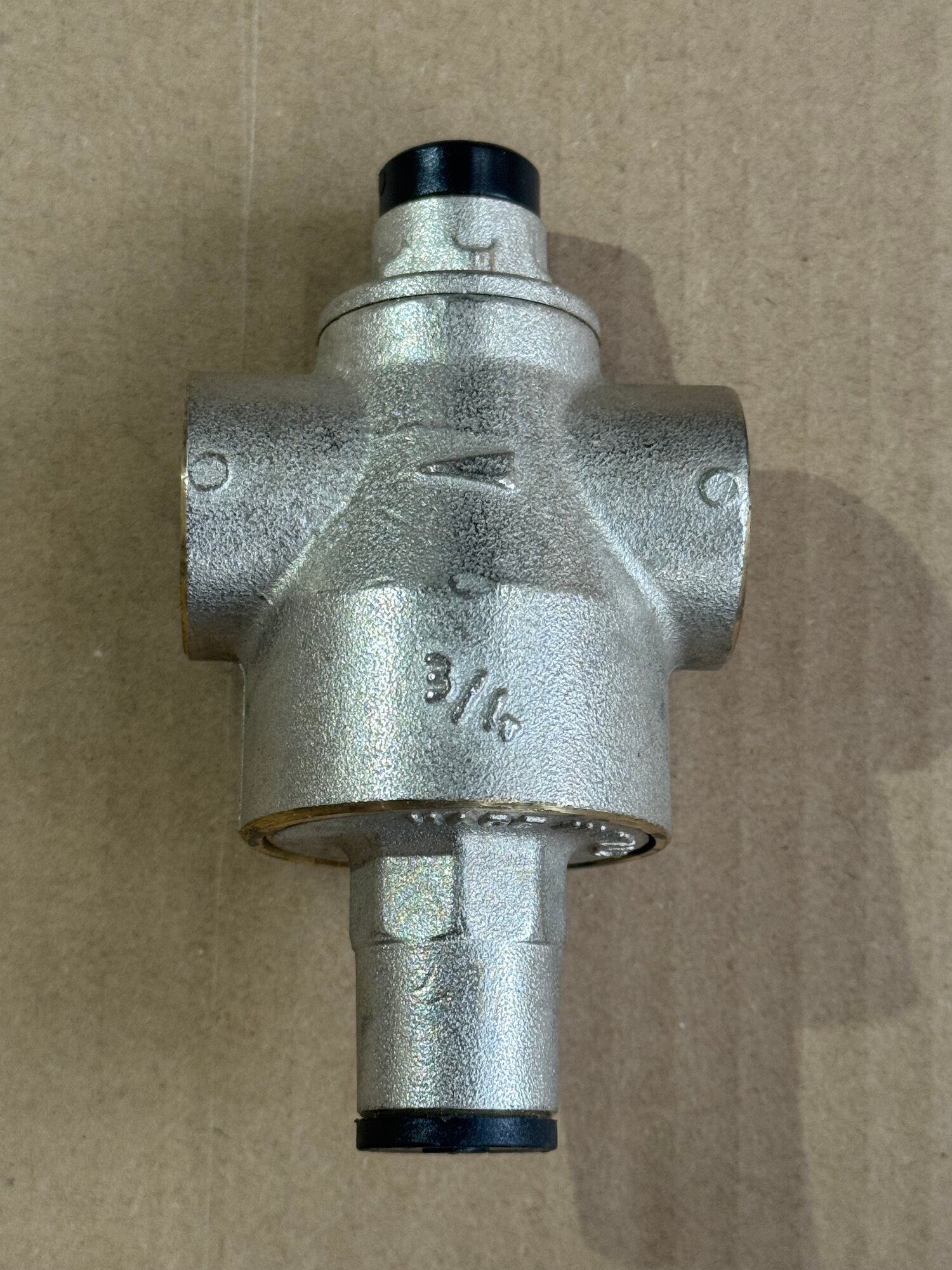 Редуктор давления воды Rbm RinoxDue 3/4", 0,5-7 бар, под манометр. Aрт.870570