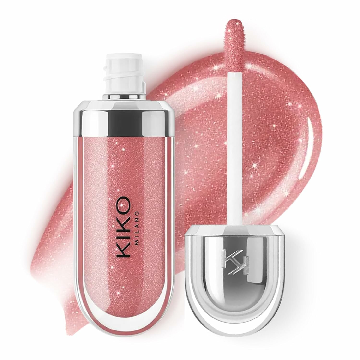 Блеск для губ KIKO Milano 3D Hydra – сияющий, увлажняющий, придающий объем, нелипкий, питательный.