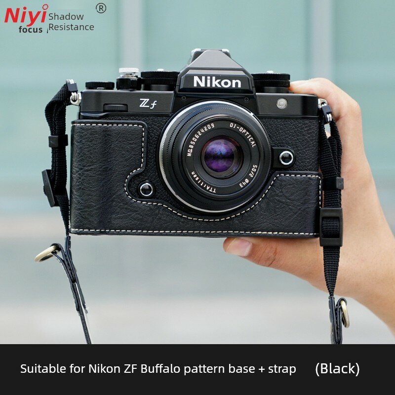 Кожаный чехол Naiying z30 для Nikon Z5/Z6/Z7/Z7II/Z62/Z30/Z50/ZFC/ZF, защитный кожаный чехол-база, сумка для камеры,