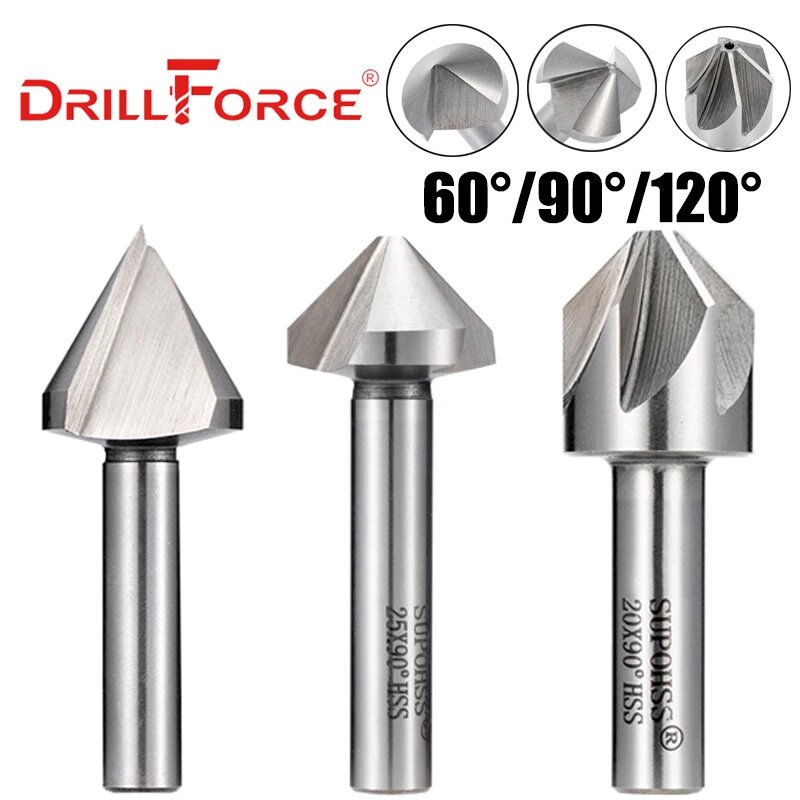Зенкер Drillforce 20.5 мм, 90°, 3 флюгера — фото 1
