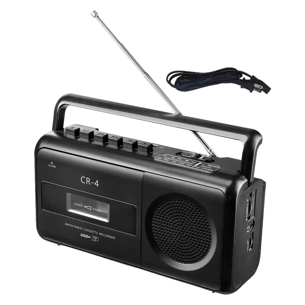 Кассетный Проигрыватель Магнитофоны С Портом USB Функция AM FM Стерео Радио
