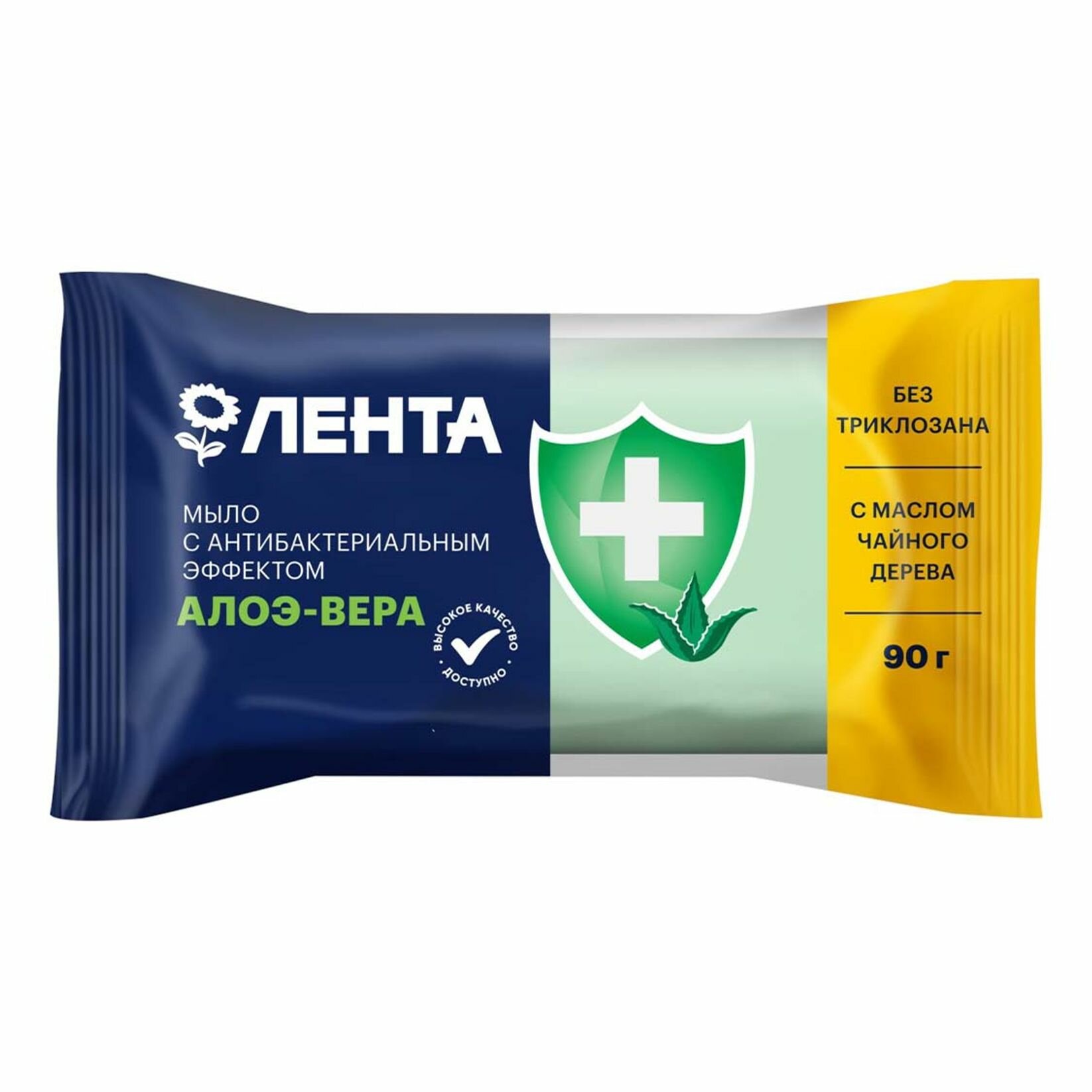 Туалетное мыло Лента Алоэ-вера антибактериальное 90 г