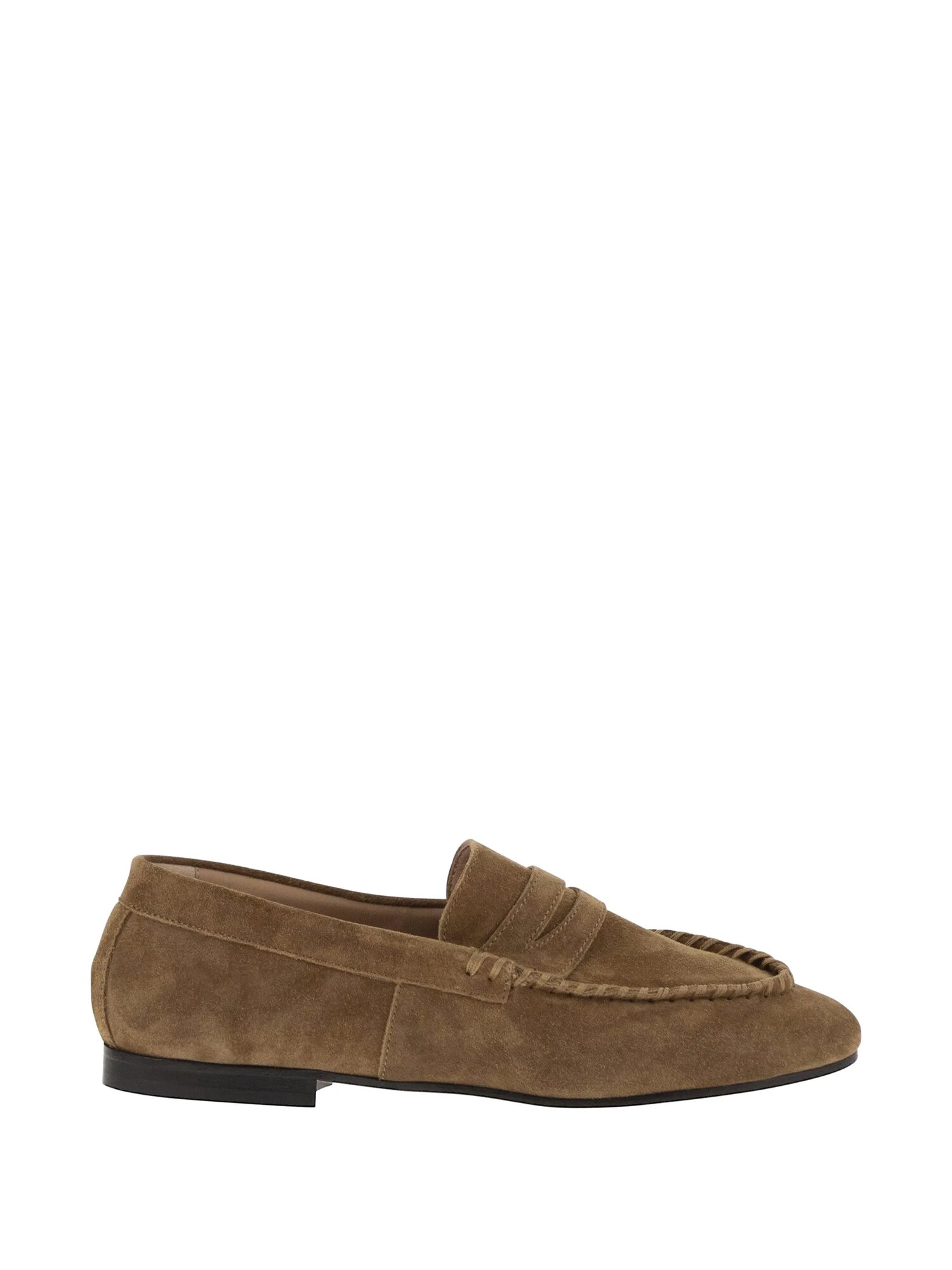 Лоферы Whipstitched suede loafers