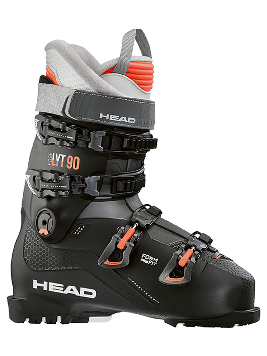 Горнолыжные ботинки Head Edge LYT 90 W Black/Salmon 21/22 , для женщин , черный
