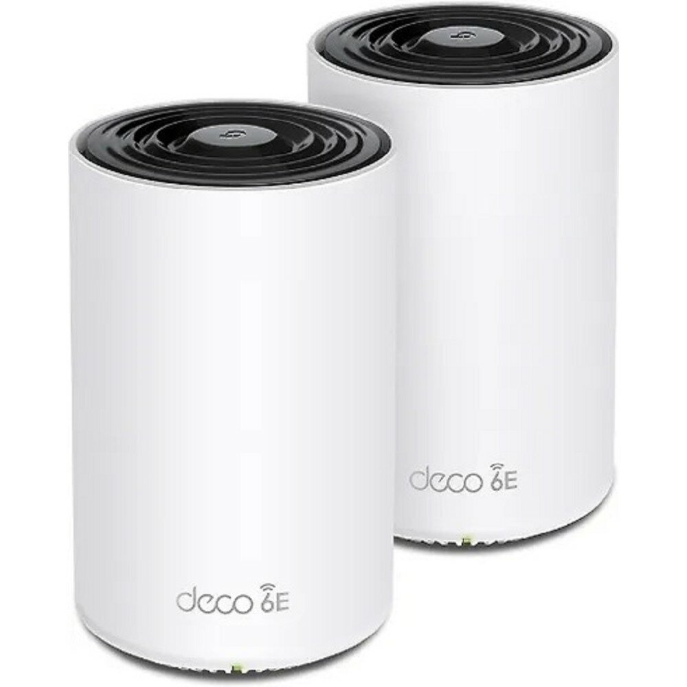 Маршрутизатор TP-LINK Deco XE75 Pro(2-pack) Wi-Fi 6 (802.11ax) 2.4 / 5 /6 ГГЦ 5378