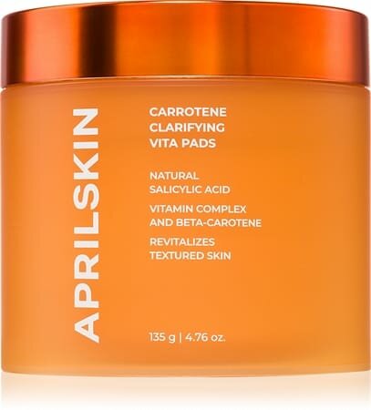 Эссенция для ухода за кожеи APRILSKIN Carrotene Clarifying Vita Pads, 60 шт.