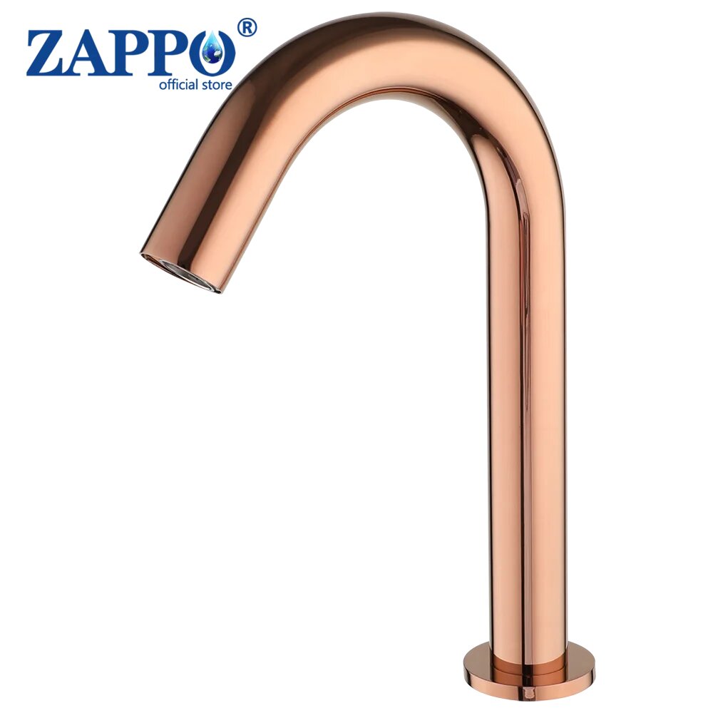 Электронный автоматический сенсорный кран ZAPPO Nickel Brush бесконтактный кран для ванной комнаты с чашевидным раковинам смесительный кран 33 см
