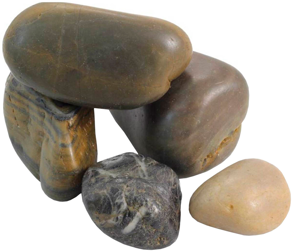 Грунт для аквариума Laguna S/AM Галька цветная 30 - 60 мм (1 кг)