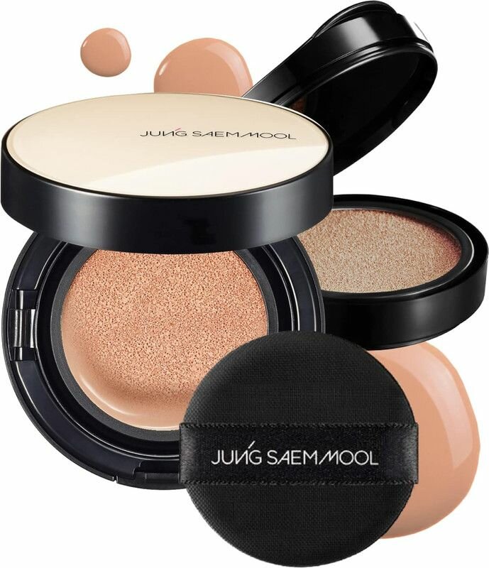 Jung Saem Mool кушон Essential Skin Nuder (Medium) (темно-коричневый / Pink Light)