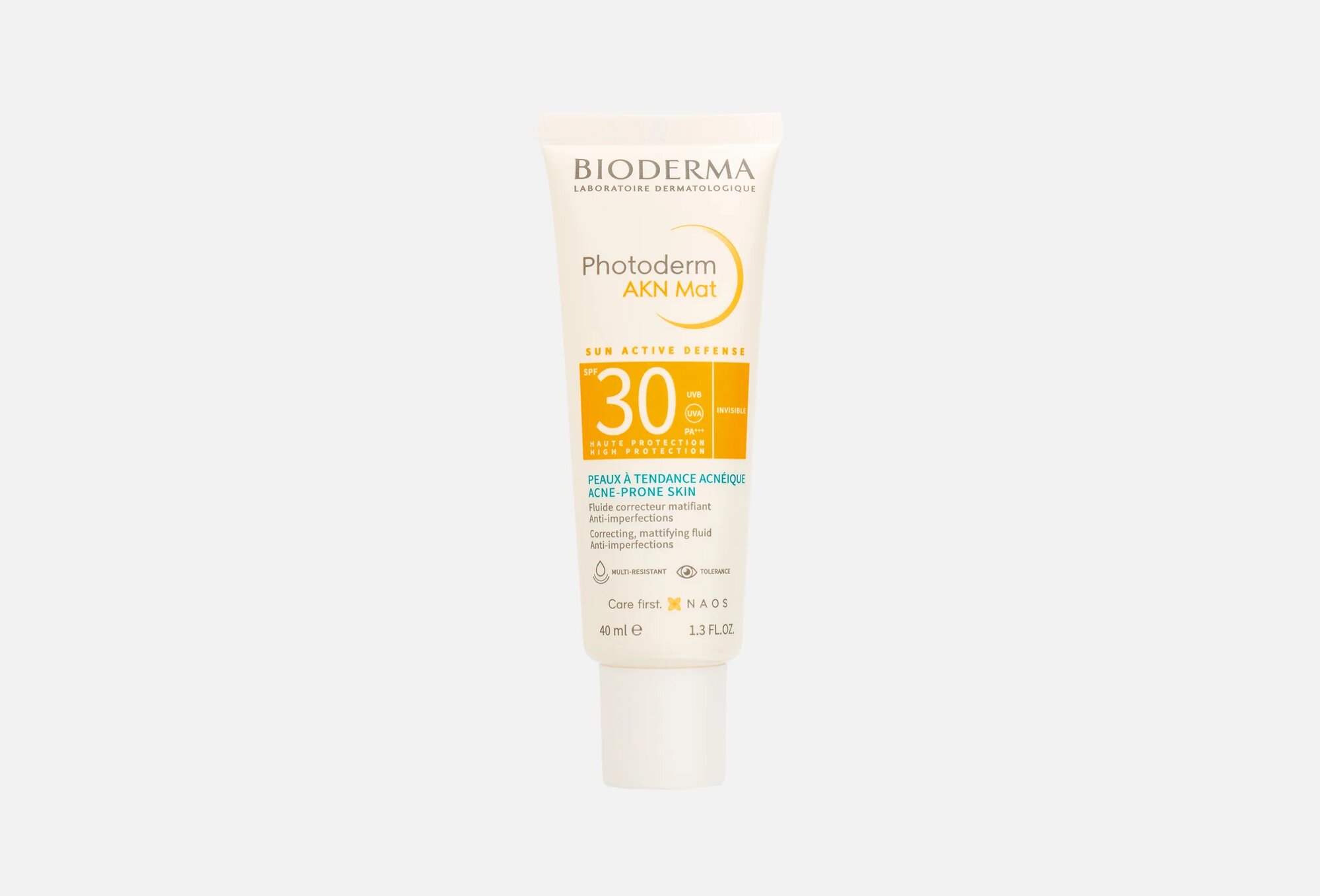 Матирующий флюид Photoderm Akn Mat SPF30 Bioderma, защита от солнца, для всех типов кожи, 40 мл