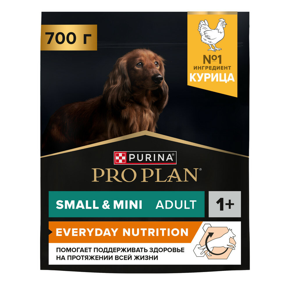 Purina Pro Plan OptiBalance сухой корм для мелких и карликовых собак с курицей 700 г.