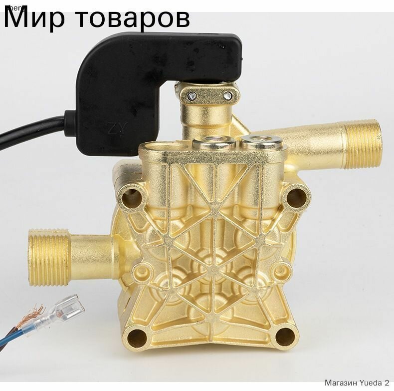 Головка насоса мойки высокого давления, комплектующие для автомоек, прочный и мощный напор воды, подходит для мойки автомобилей, очистки двора и оборудования
