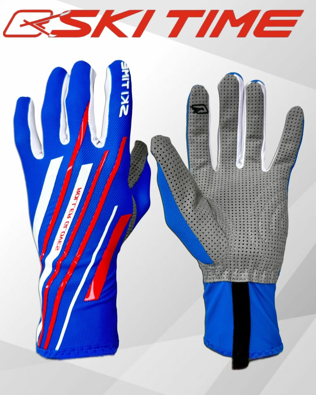 Перчатки для лыжероллеров SKI TIME ROLLER Race Blue, XL