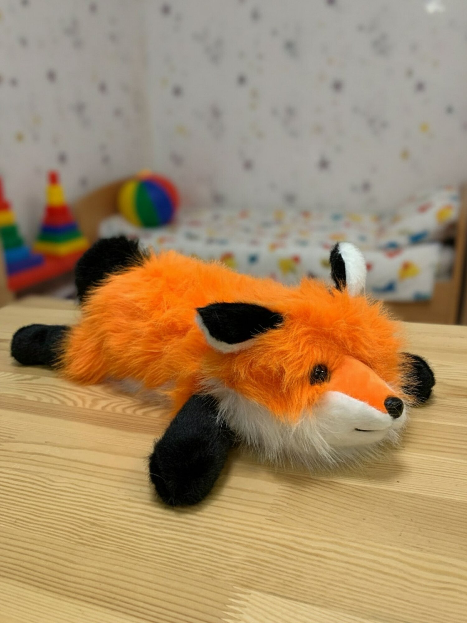 Мягкая игрушка, лиса 45см