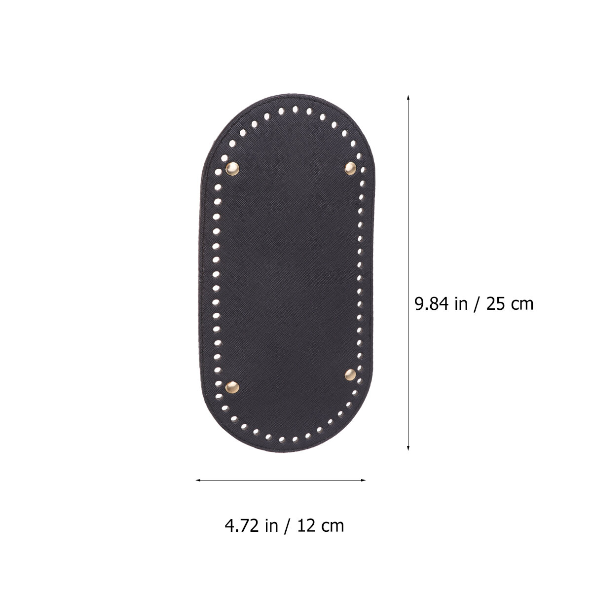 Вставка Для Дна Сумки 1 Шт Овальная Подкладка Из Эко Кожи Для Handmade Сумок 25.00X12.00X1.00Cm