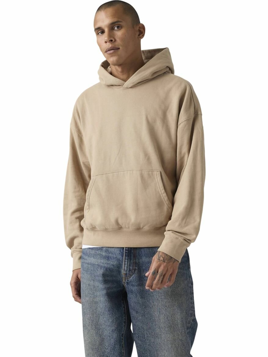 Худи Men Soft Boxy Garment Dye Hoodie Sweatshirt
