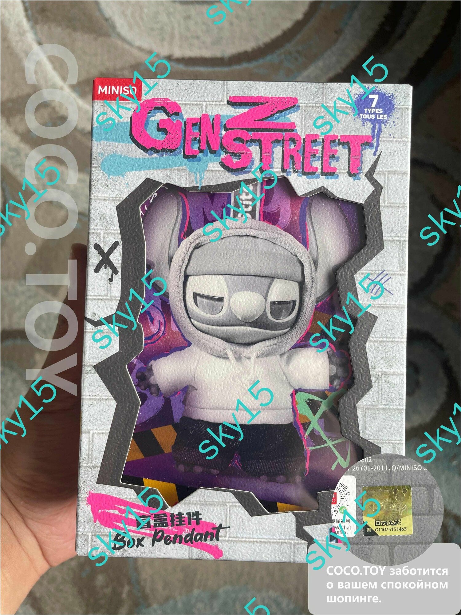 Стич игрушка Miniso Stitch Blind box лило и стич Игрушка сюрприз случайный вид 1 шт COCO.TOY