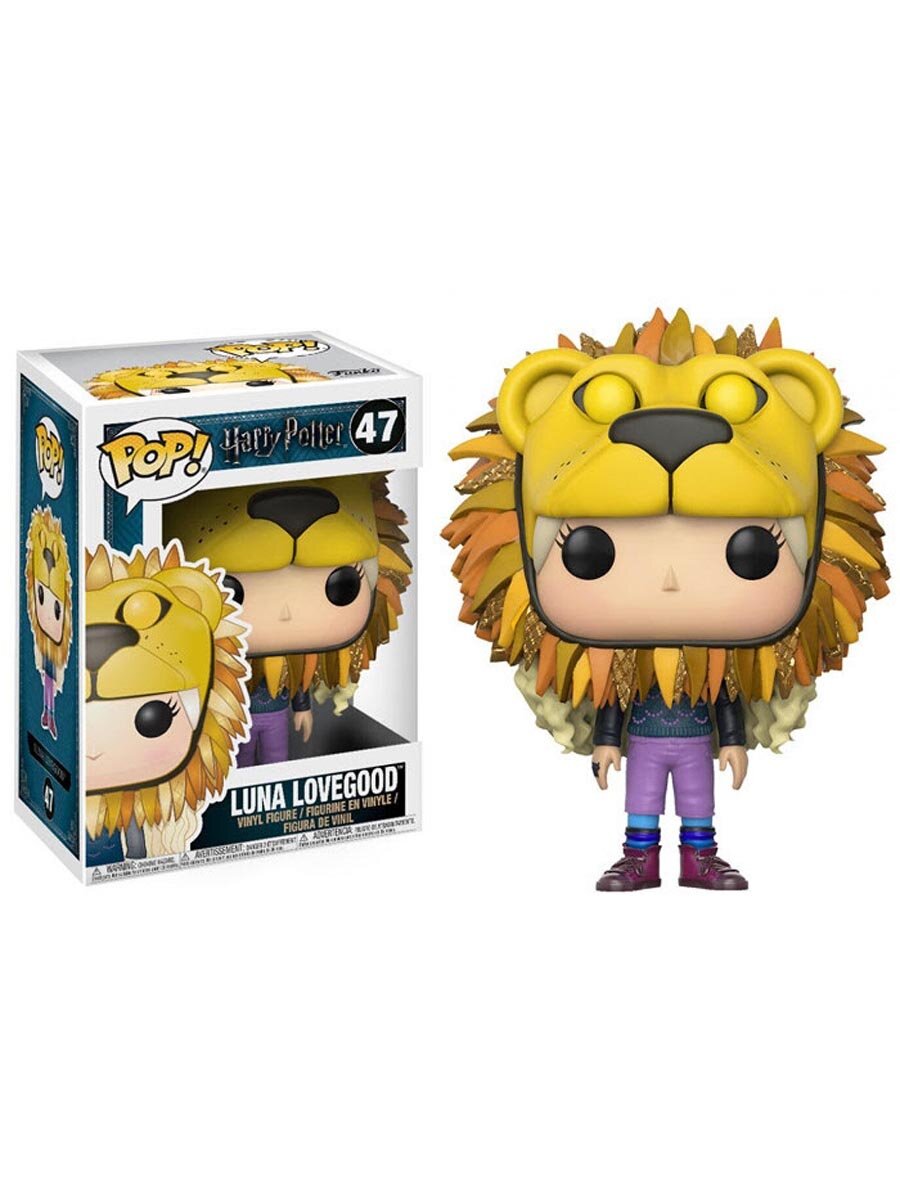Фигурка Funko POP! Полумна Лавгуд с головой Льва (Luna Lovegood Lion Head) #47