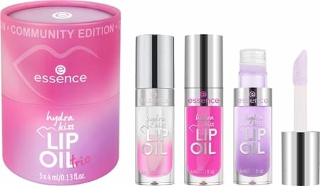 Блеск для губ Essence Hydra Kiss Lip Oil Trio, прозрачный, 3 4 мл