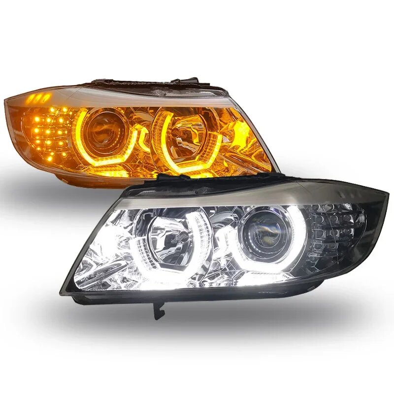 Комплект светодиодных фарах "Angel Eye" Eosuns Hid с линзой для BMW 3 серии 318i 320i 325i E90 2005-2012 годов выпуска