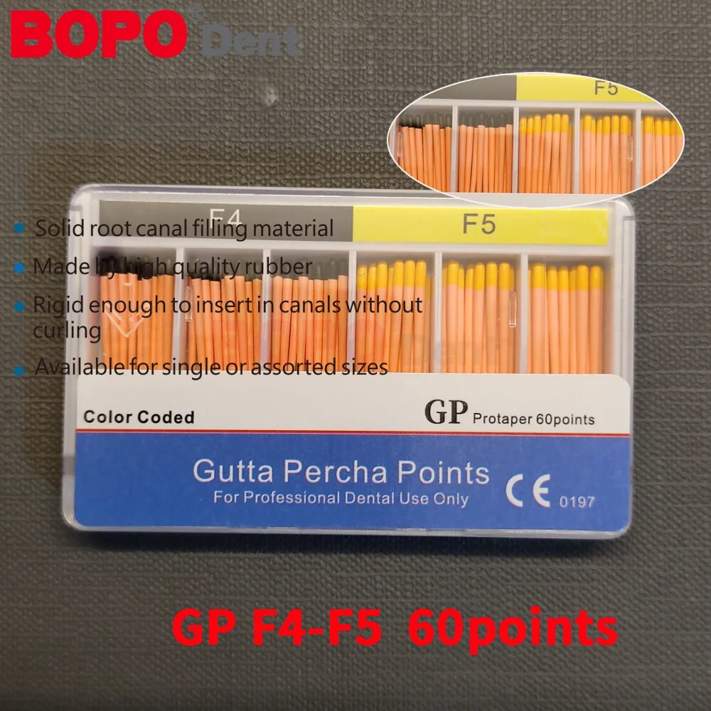 Gutta Percha Points GP F4-F5 60 points