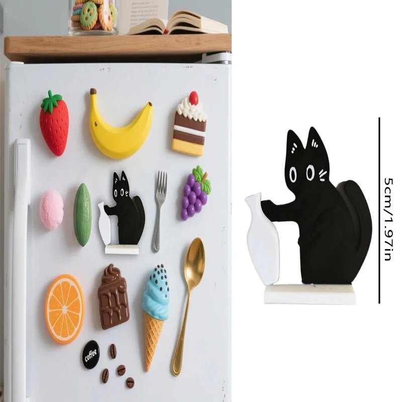 Магнит 3D котенок