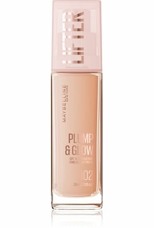 Тональный крем Maybelline New York Lifter Plump & Glow, оттенок 102, 30 мл