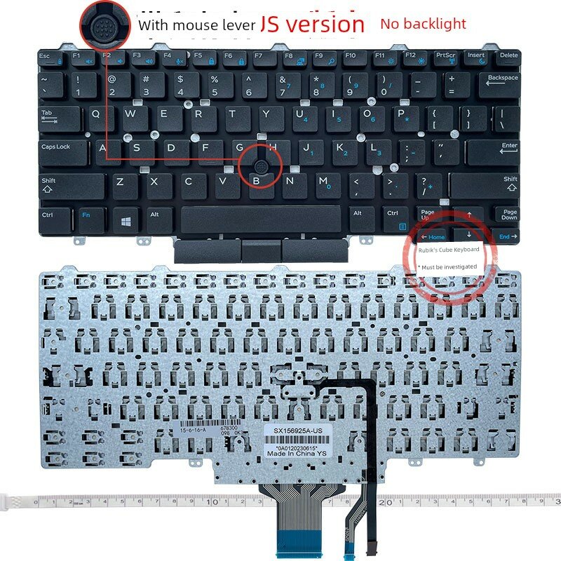 Подходит для клавиатур Dell 3350, 5490, 5480, E3340, E5450, E7450, E5470, E7470, P72G [►Новый/гарантия 3 месяца.](с