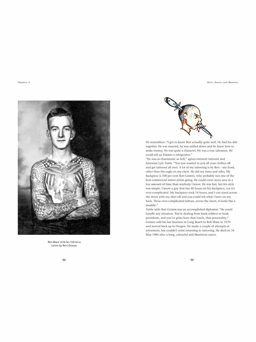 Книга Carlton Books "Vintage Tattoos", 512 стр, твердая обложка, 2022 г — фото 1