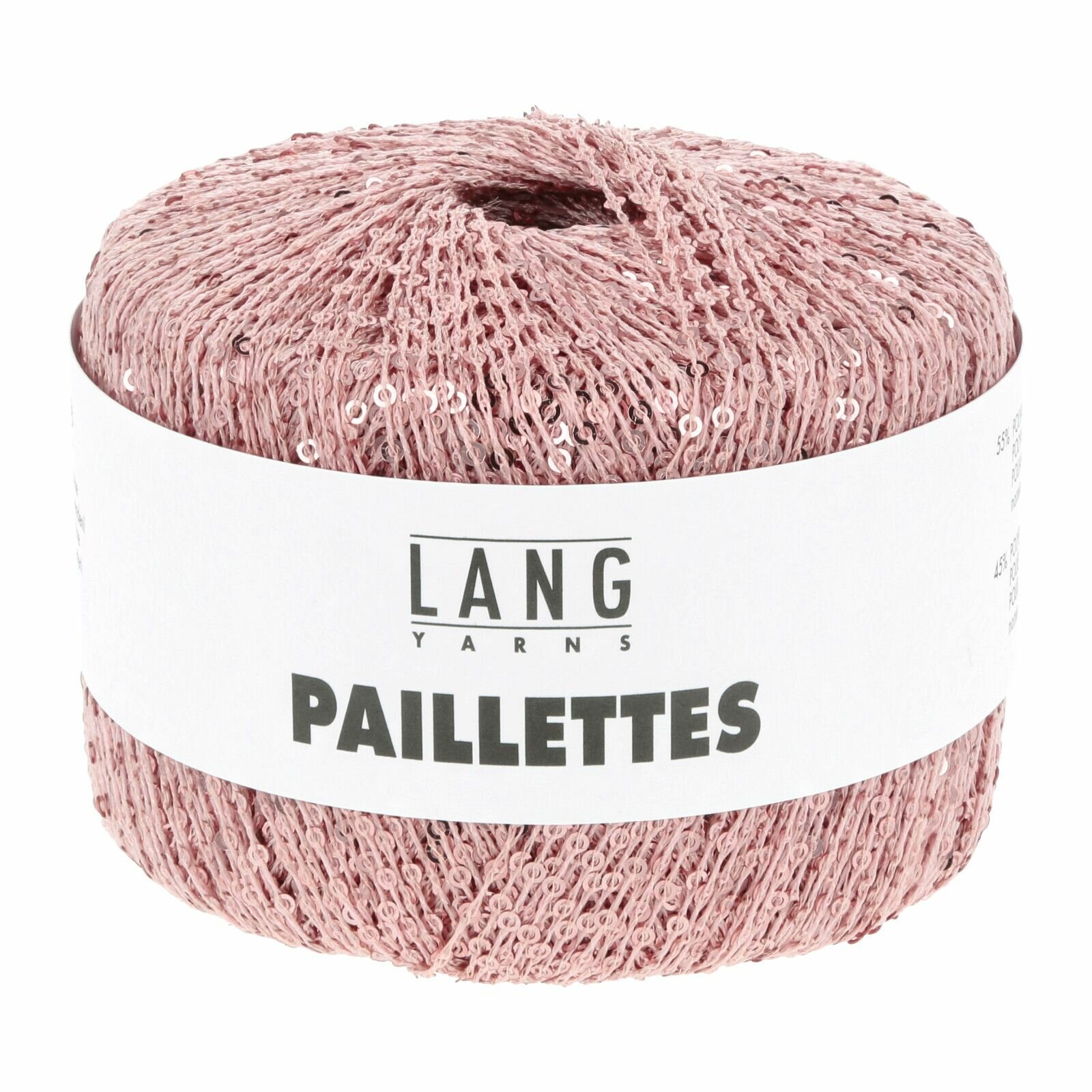 Пряжа для вязания с пайетками Lang Yarns Paillettes (39.0009) 1 моток 25 г/112 м