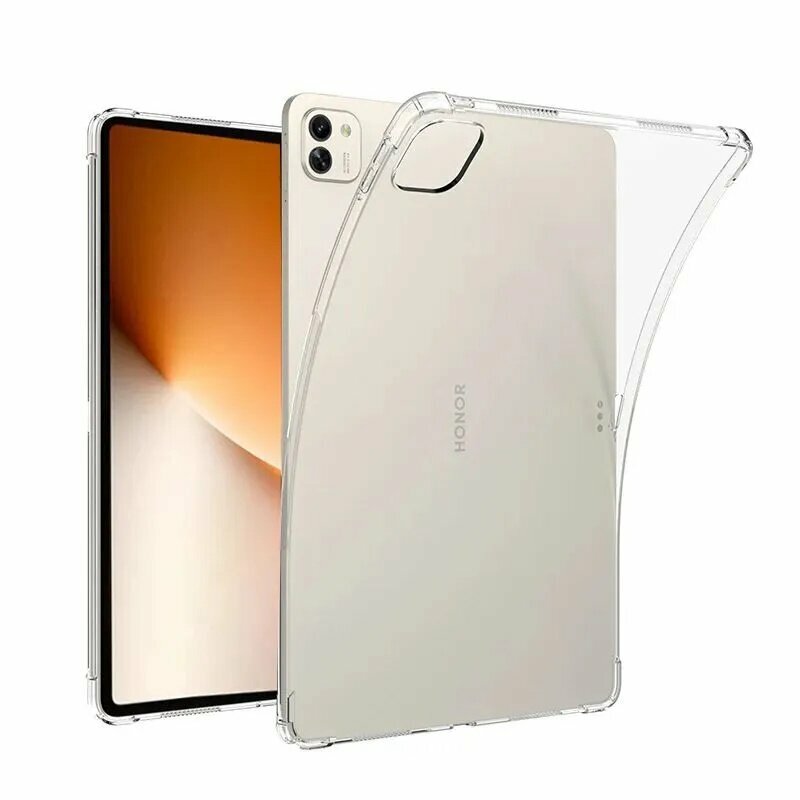 Прозрачный чехол для Huawei Honor MagicPad3 13.3 дюйма , Совместимость Honor MagicPad 3 Pro 13,3 дюйма, CGA-W00/YLP-W00 с антиударным аэроамбушюром, силиконовая мягкая TPU-оболочка для планшетов