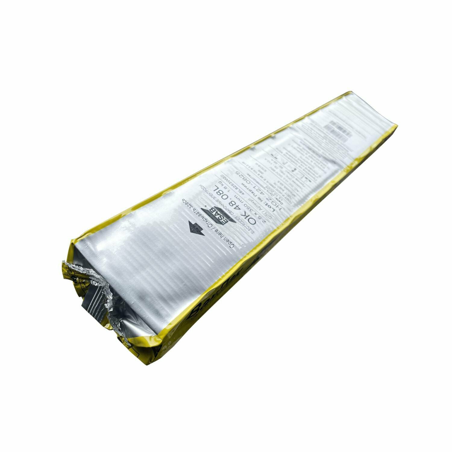 Электроды ESAB OK 48.08L ф 2,5 мм х 350 мм VacPac (10,8кг)