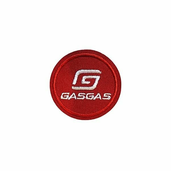 Шеврон вышивка круглый GASGAS (d 4 см) (GASGAS-D4)