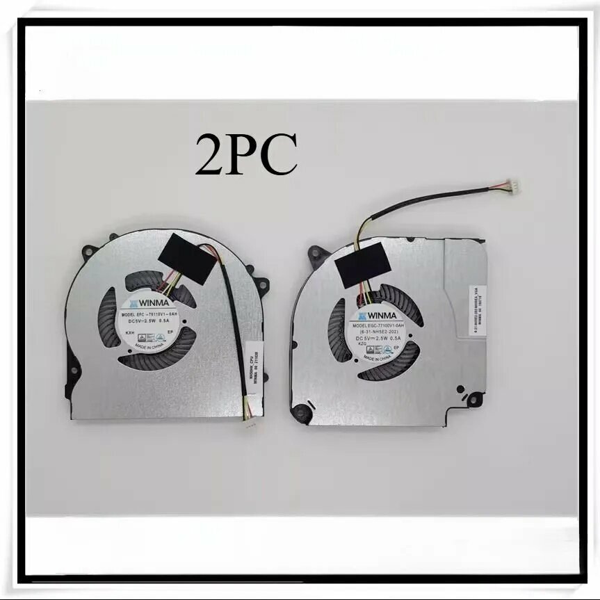 Подходит для вентилятора охлаждения ноутбука модели EGC-77100V1-0AH 6-31-NH5E2-202 70110V1