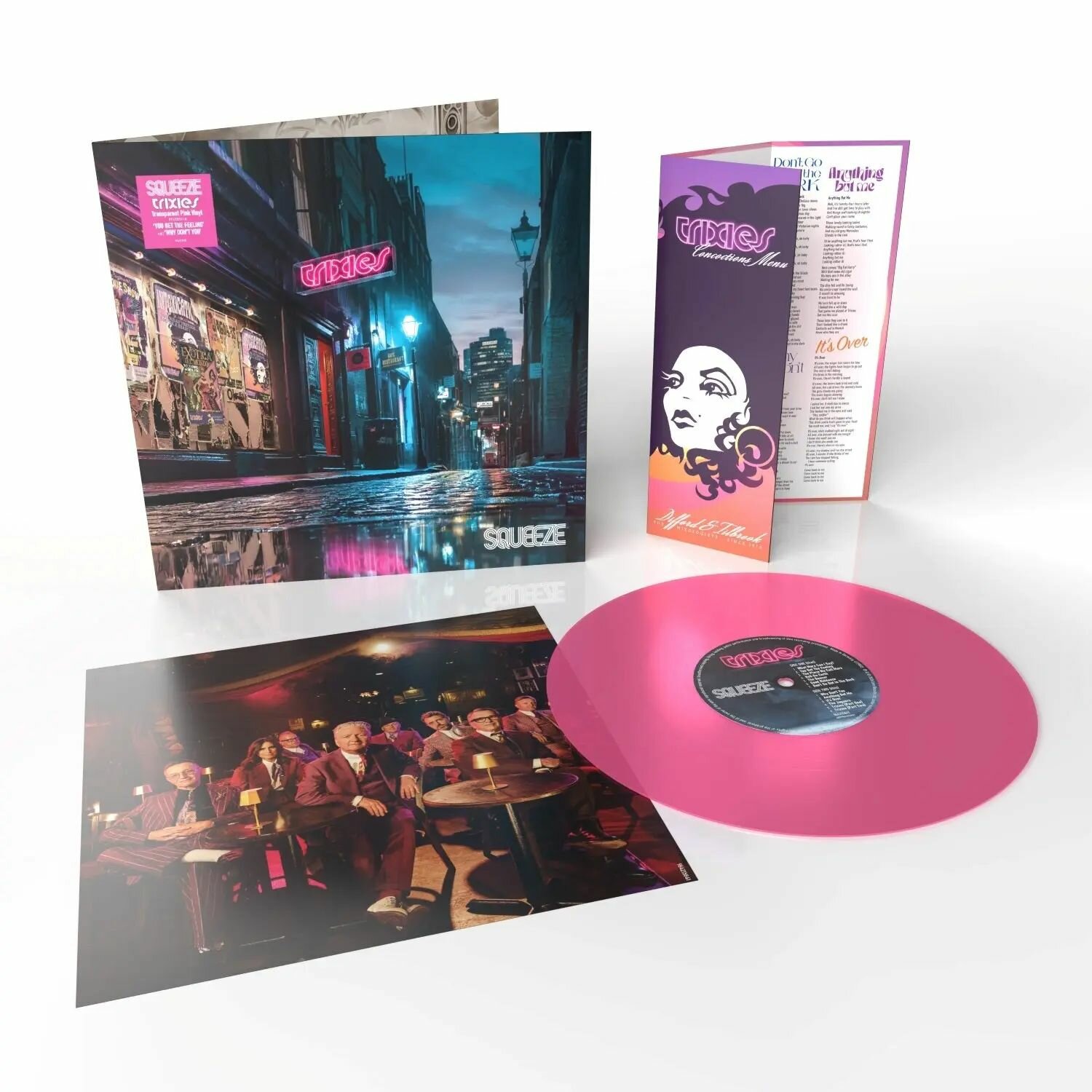 Виниловая пластинка Squeeze - Trixies /> Vinyl, LP, Album, Stereo, Transparent Pink
