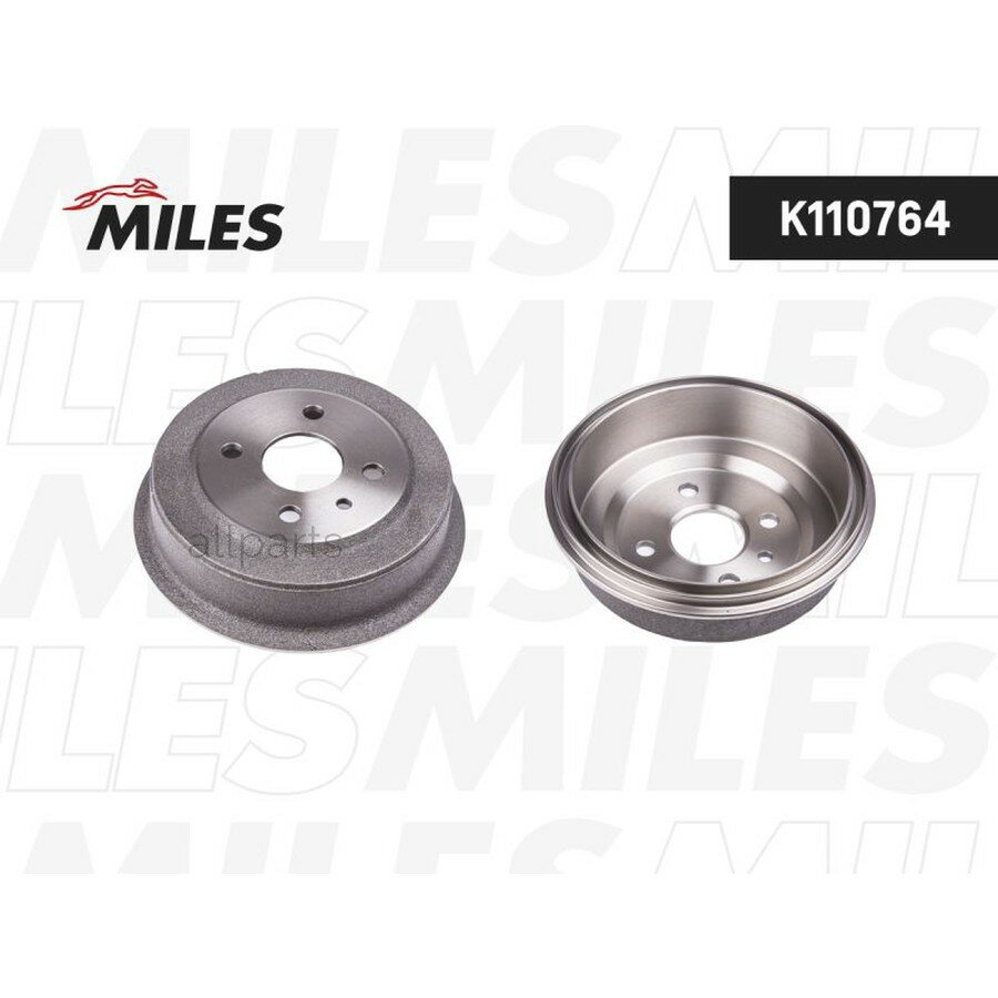 MILES K110764 Барабан тормозной DAEWOO NEXIA/LANOS/ESPERO/OPEL ASTRA F/KADET E