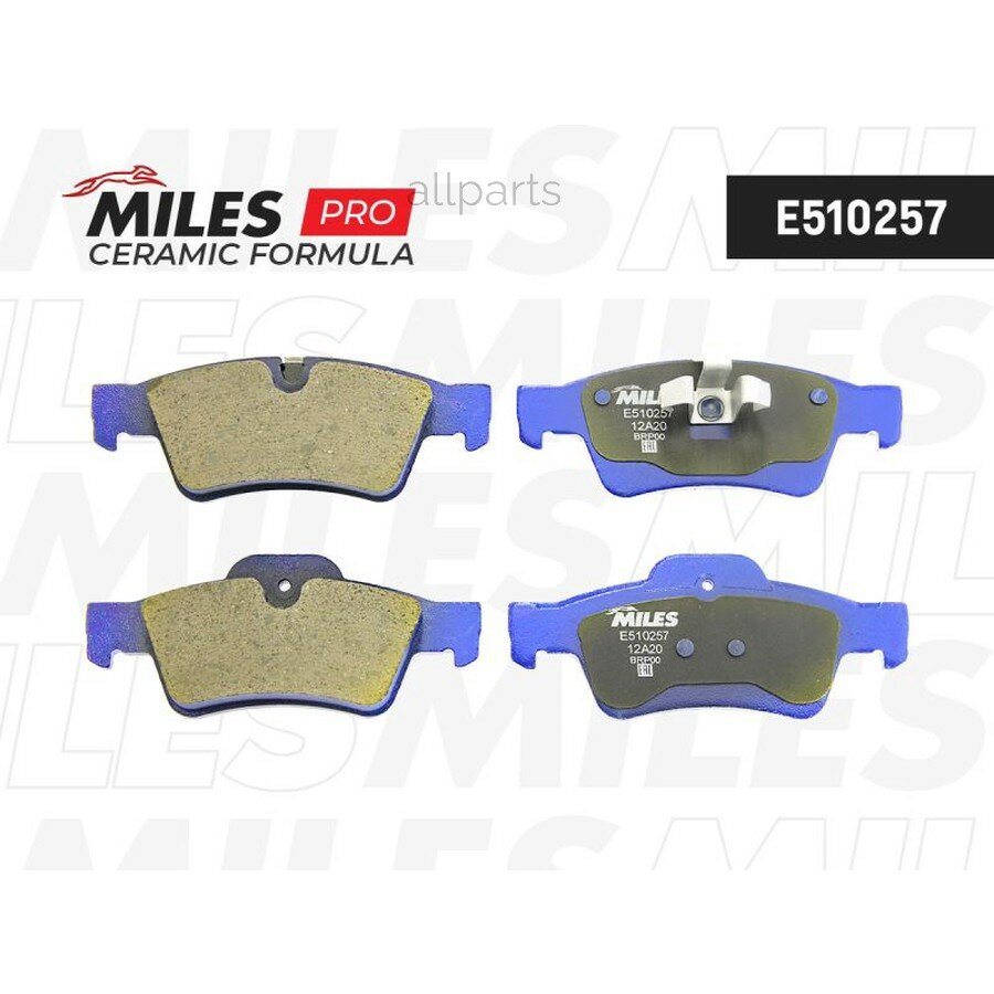 MILES E510257 Колодки тормозные MERCEDES-BENZ W164 ML 05>/W251 R-CLASS 06> задние Ceramic