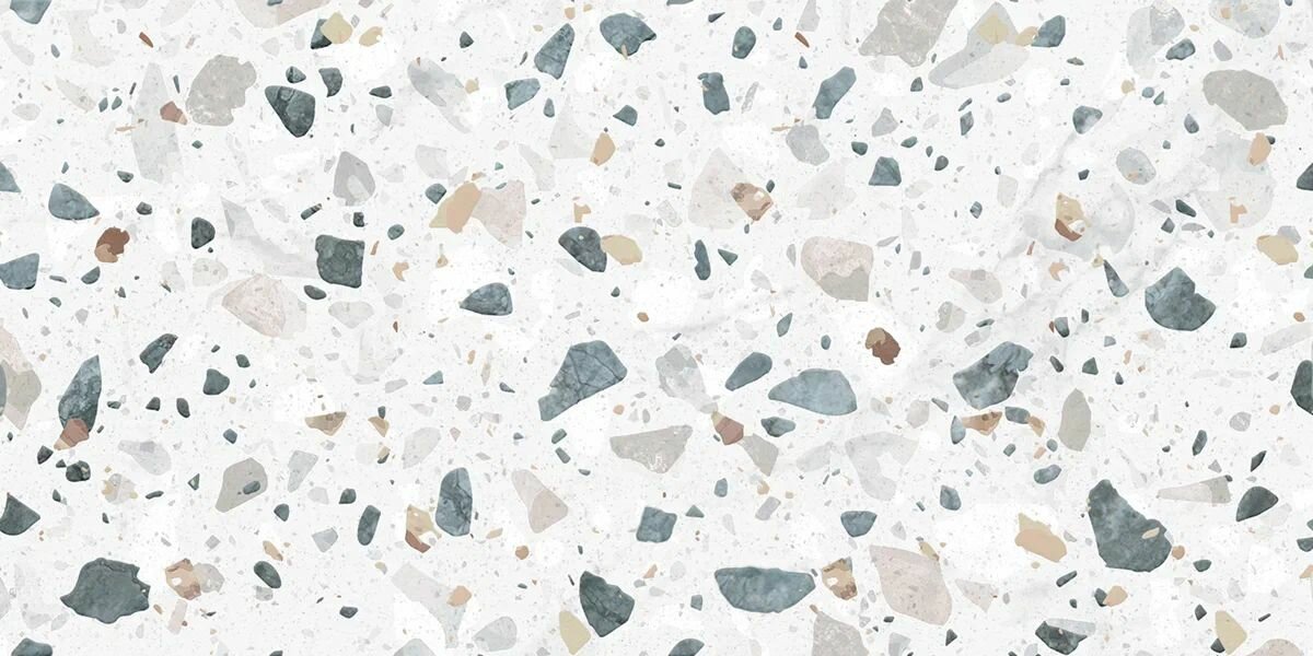 Плитка Настенная ECTA Mixstone многоцветная 20X40 см 1,2 м