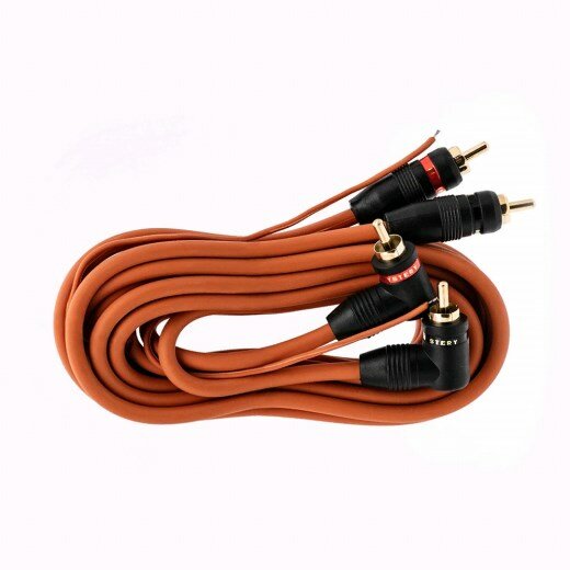 MYSTERY Кабель RCA, 2м, одинарный экран, угловой разъем 90* MRCA