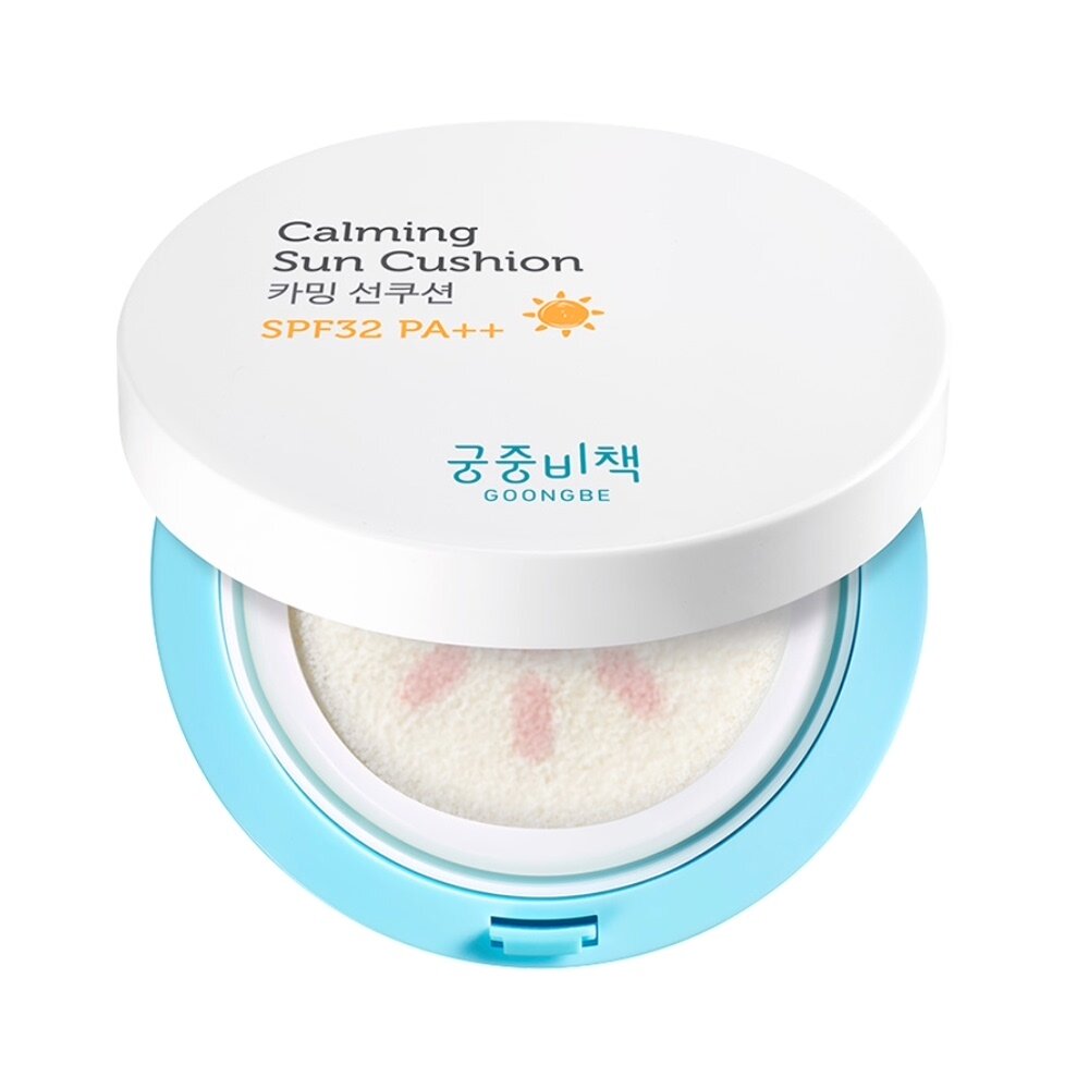 GOONGBE Calming Sun Cushion SPF32 PA++ женский успокаивающий солнцезащитный кушон, 15g