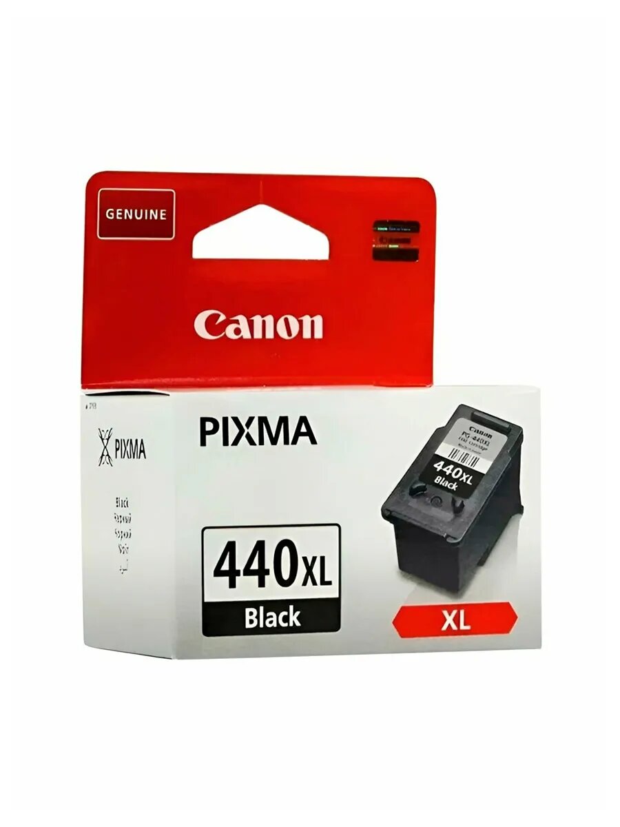 Картридж Canon PG-440XL, для принтера, водорастворимый, 400 стр, черный
