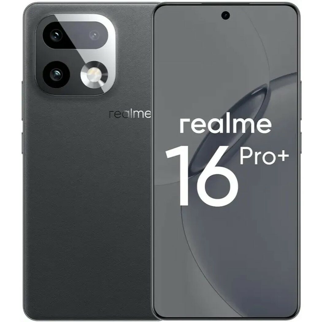 Смартфон Realme 16 Pro+ 5G 12/512 ГБ RU/ЕАС, NFC, Dual nano SIM, серый