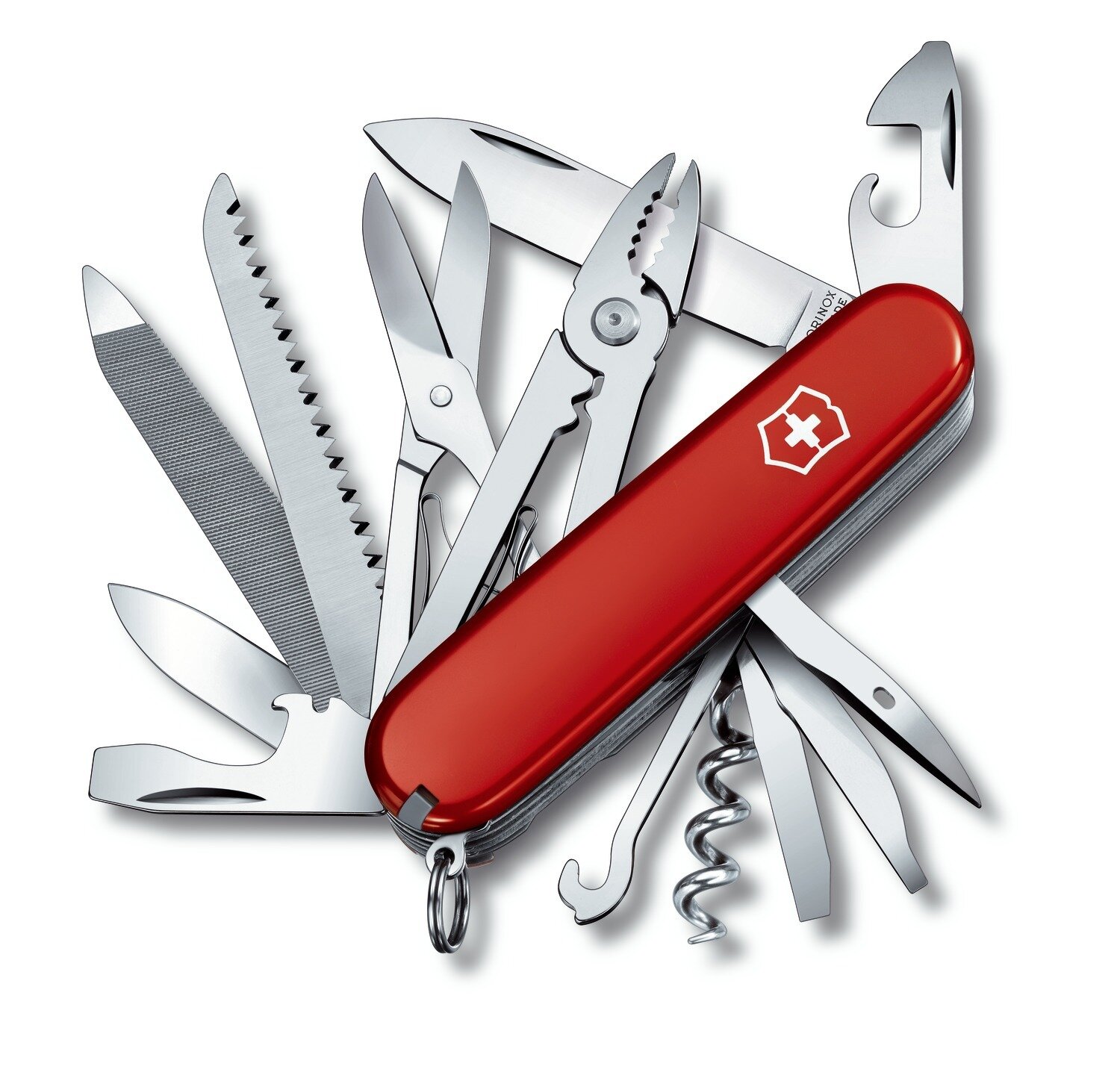 Нож перочинный VICTORINOX Handyman, 91 мм, 24 функции, красный 1.3773