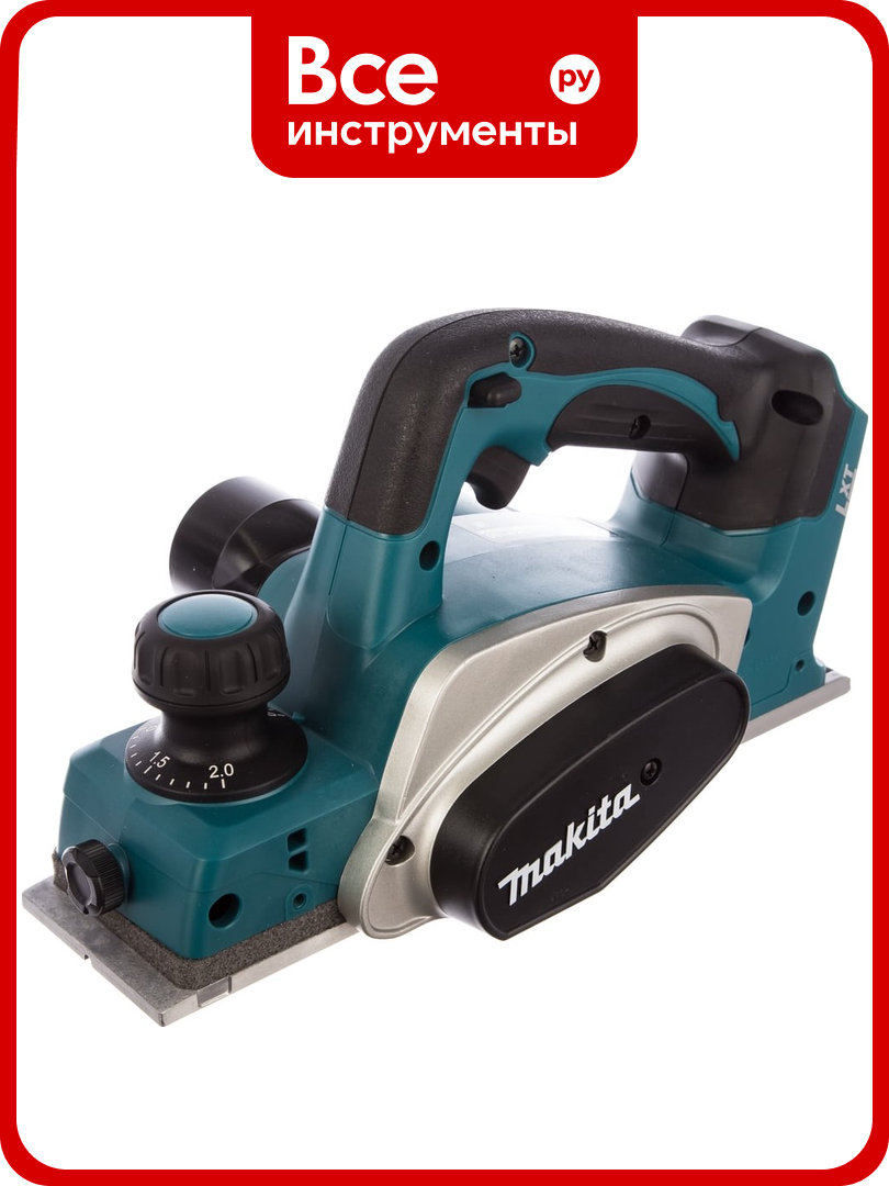 Рубанок Makita DKP180Z, щеточный двигатель, Li-Ion аккумулятор, 18В