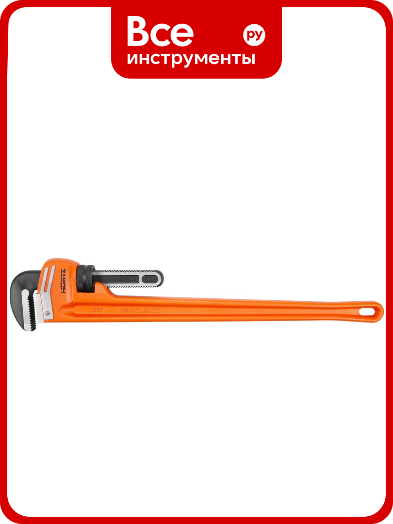 Трубный ключ Hortz Stillson HEAVY DUTY 36 1091373, с трубным крепежом различной сложности