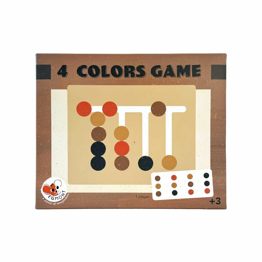 Развивающая игрушка Egmont Toys - Игра для сопоставления цветов и форм "4 цвета", 3+ лет.- Эгмонт тойс 7754898